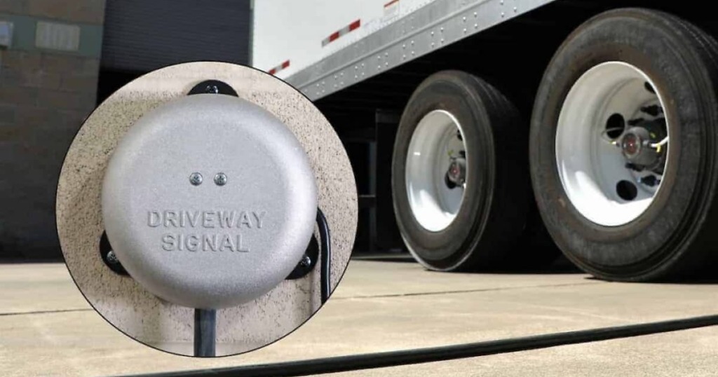 8DSBS1 Driveway Signal Bell Alerts When Car Rolls Over Tube