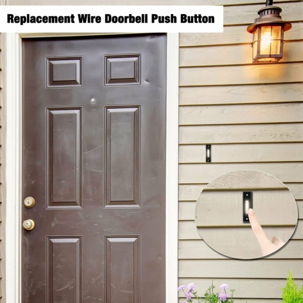 DH1404L Faux Foil Stamped Plastic Wired Button