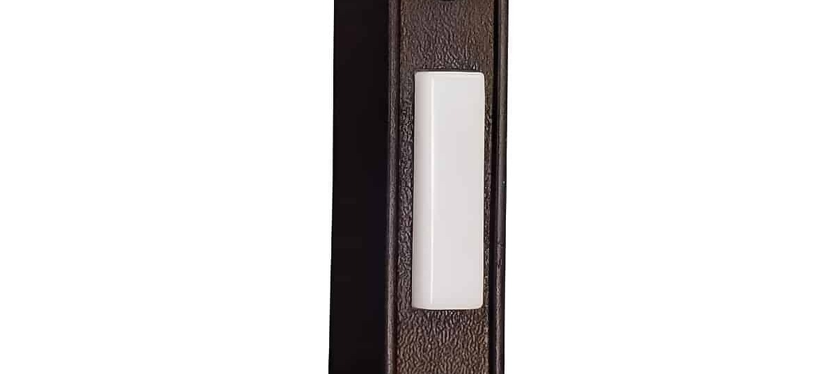 BS6-W Simple Plastic Lighted Doorbell Button by Craftmade