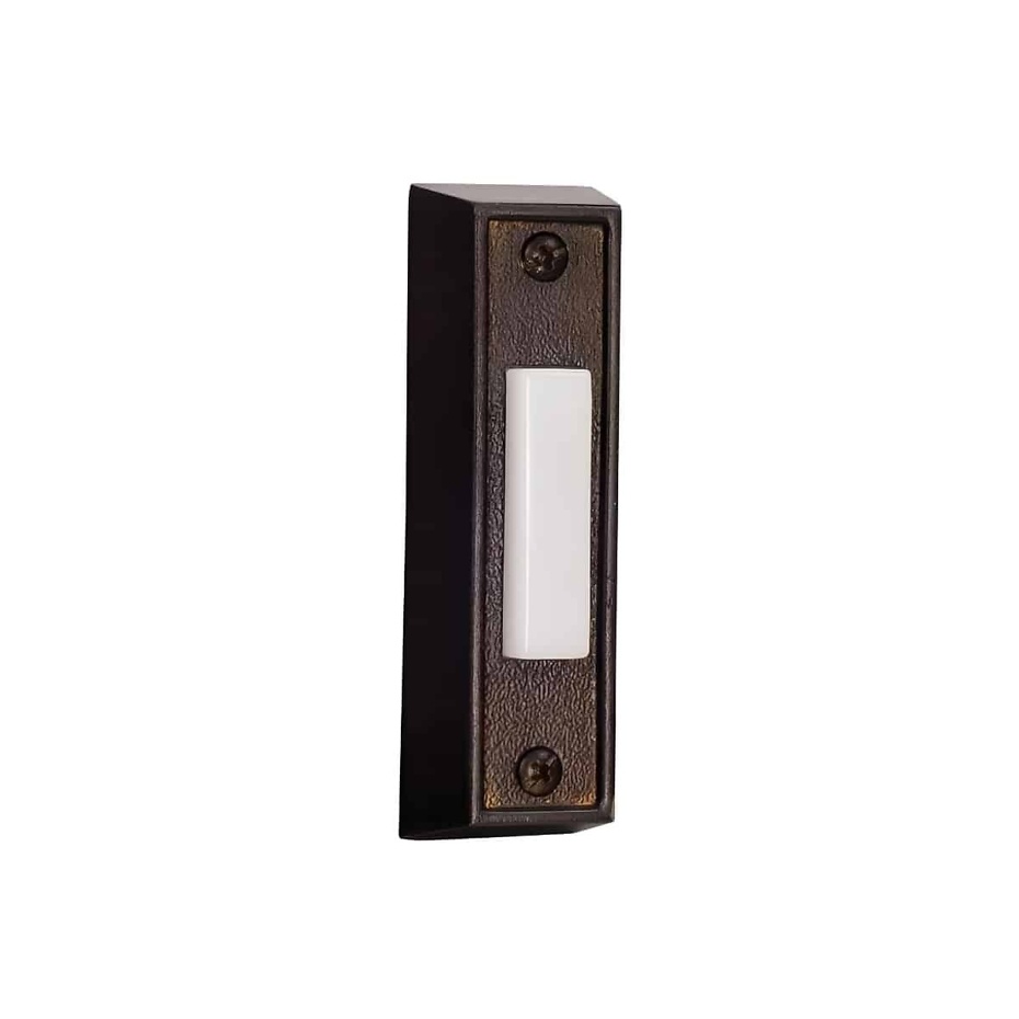 BS6-W Simple Plastic Lighted Doorbell Button by Craftmade