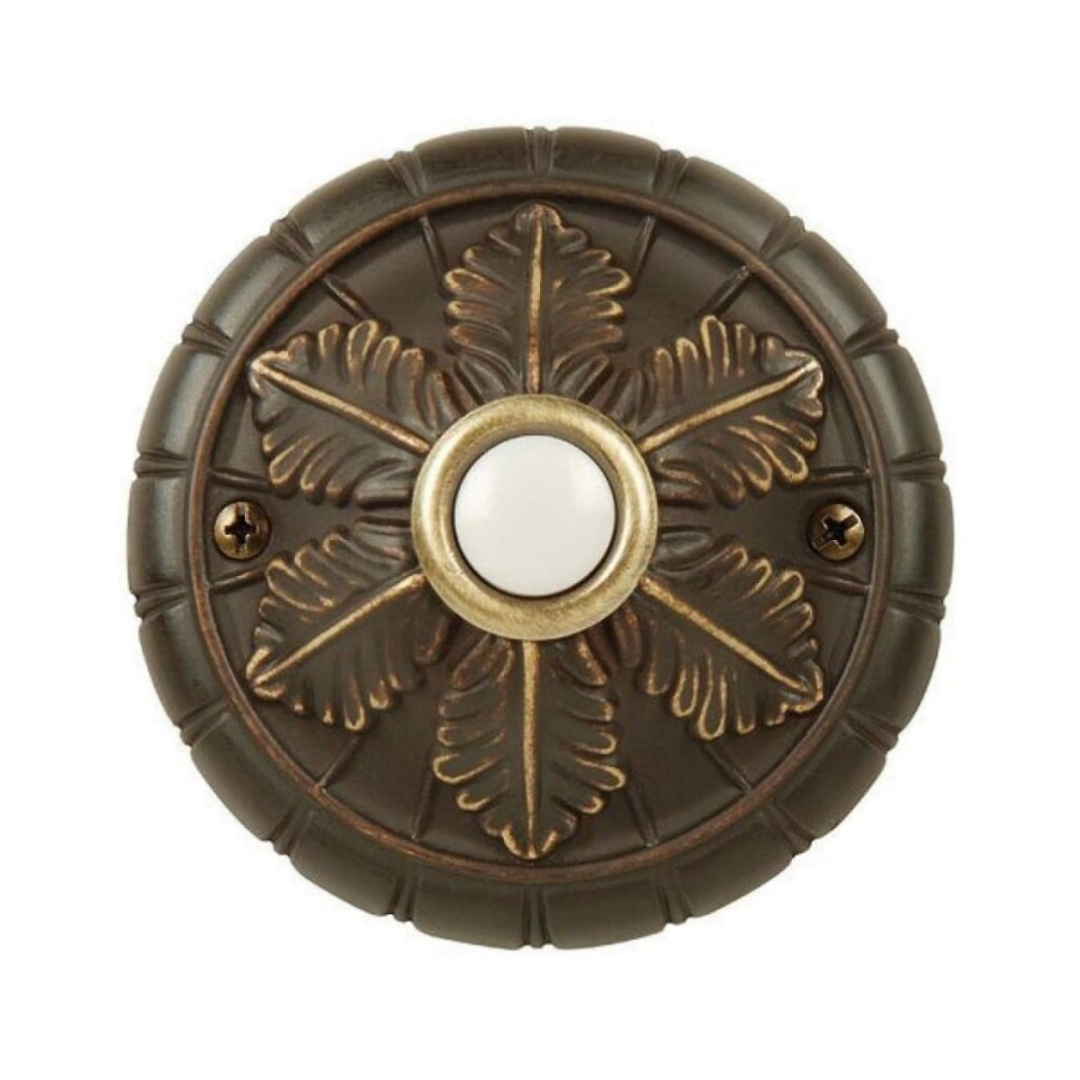 BBSMED Craftmade LED Circular Push Button with Stamped Medallion
