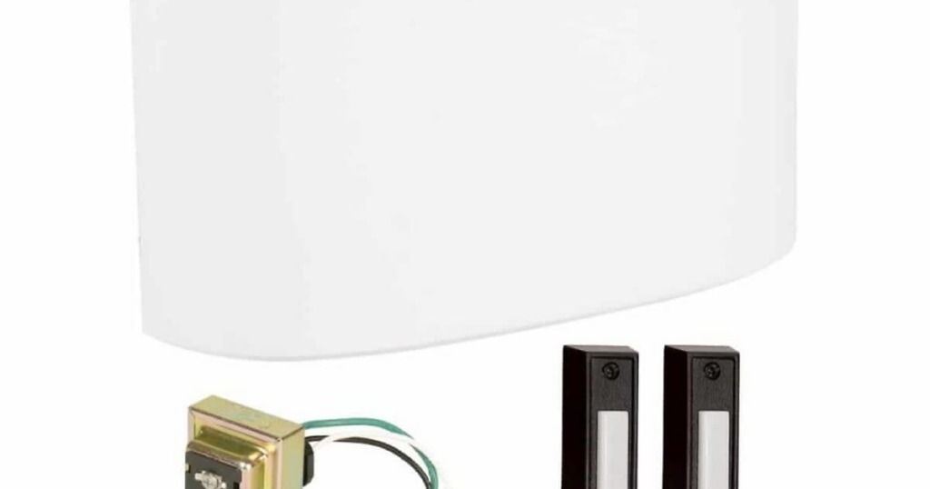 CK2001 by Craftmade Wired Door Chime Kit with Curved Chime
